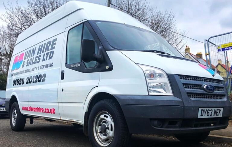Van Hire - BB Van Hire Heathfield - Serving Devon 20+ Years